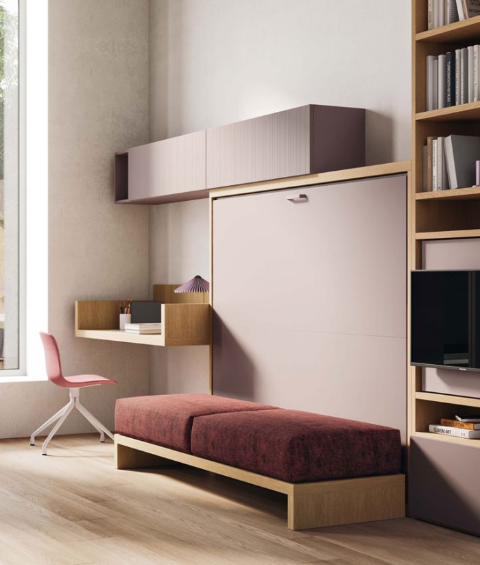 Letto a scomparsa una piazza e mezza con divano | MAN Casa Letto a scomparsa una piazza e mezza con divano | MAN Casa
